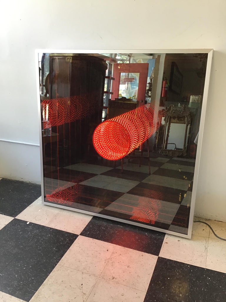 Large Infinity Mirror at 1stDibs