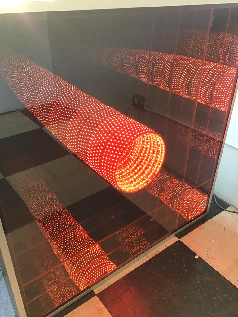 Large Infinity Mirror at 1stDibs