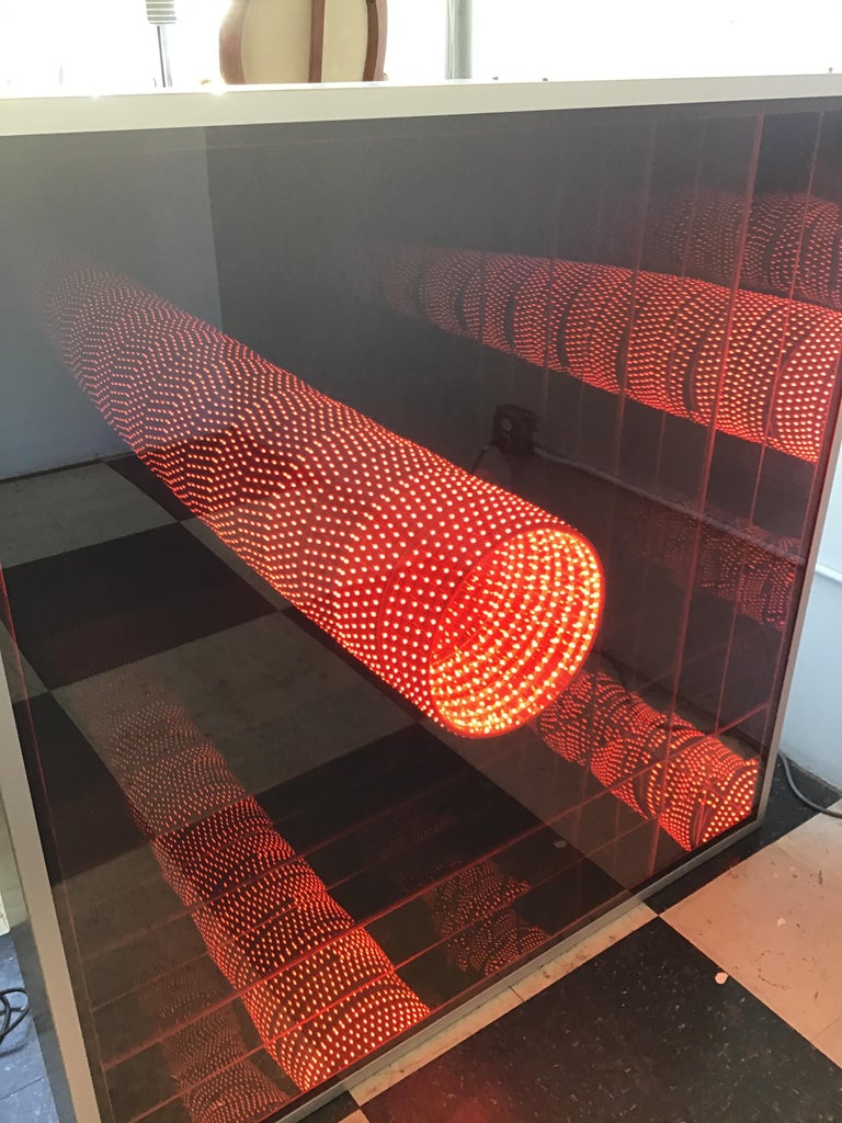 Large Infinity Mirror at 1stDibs