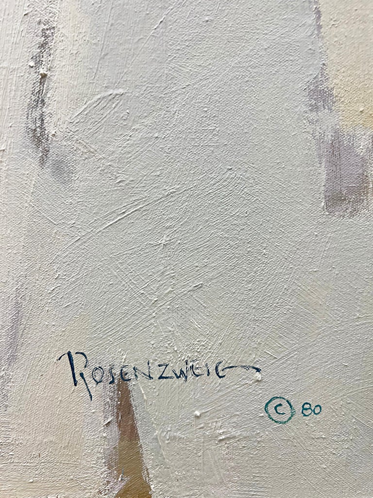 Large Irving Rosenzweig Figurative Abstract Oil Painting For Sale at ...