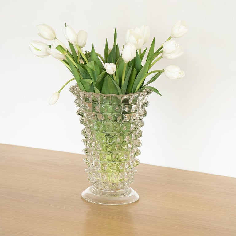 Large Italian Barovier Spike Vase at 1stDibs | spikey vase