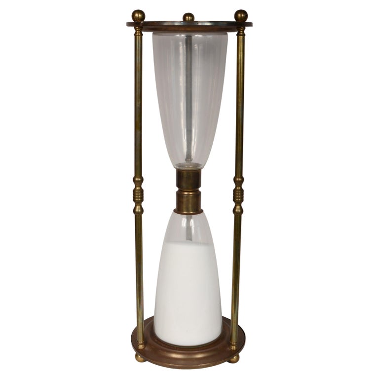 Large Italian Brass Hourglass at 1stDibs | giant hourglass, hourglass ...