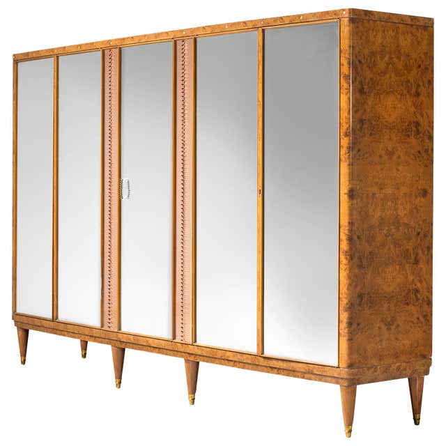 Large Italian Cabinet in Walnut Burl, circa 1940 For Sale at 1stDibs Large Italian Cabinet in Walnut Burl, circa 1940 For Sale at 1stDibs