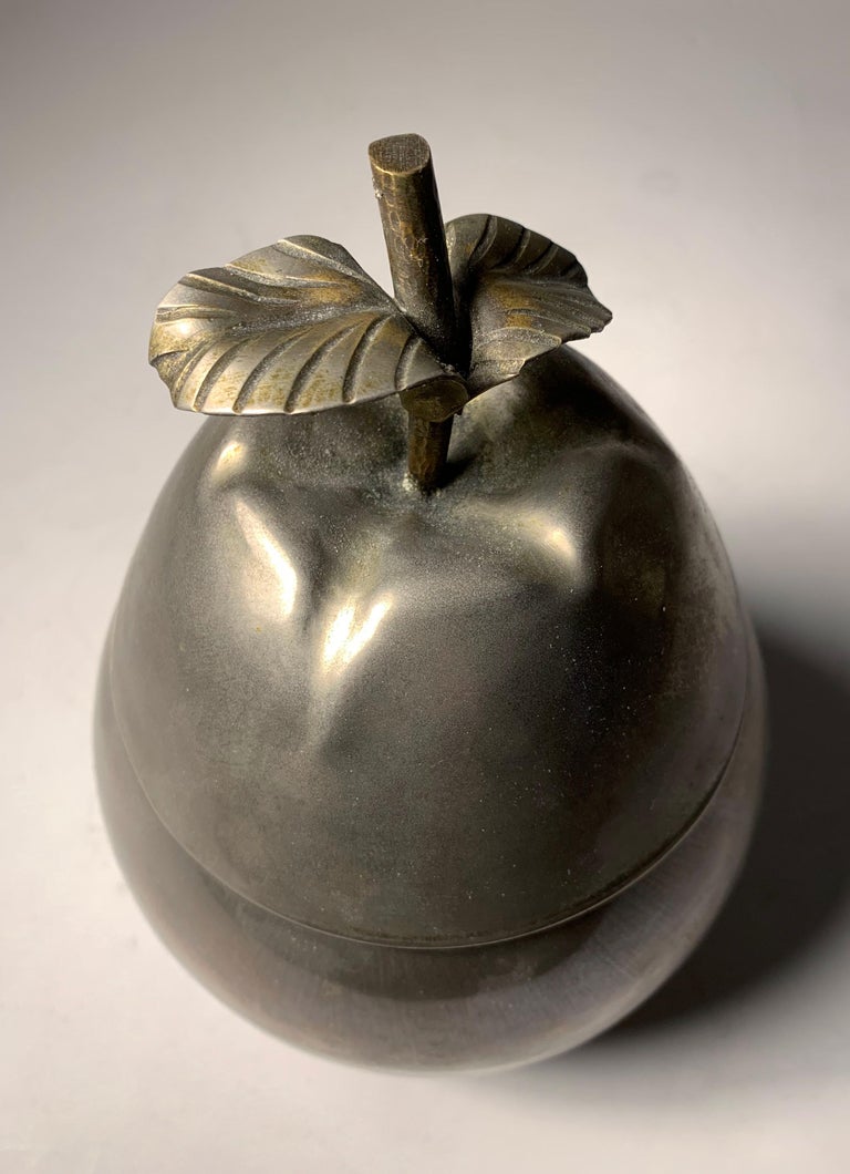 Large Italian Metal Pear Container For Sale at 1stDibs