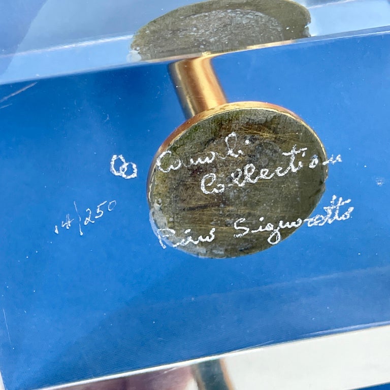 Large Italian Orange Glass Fish Sculpture by Pino Signoretto, Murano ...