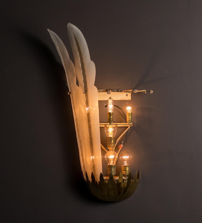 Large Italian Theater Sconce by Martinuzzi For Sale at 1stDibs