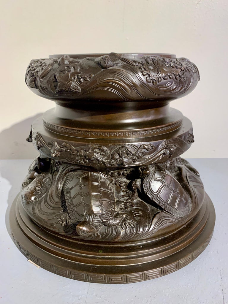 Large Japanese Bronze Koro Incense Burner, Meiji Period, 19th Century ...