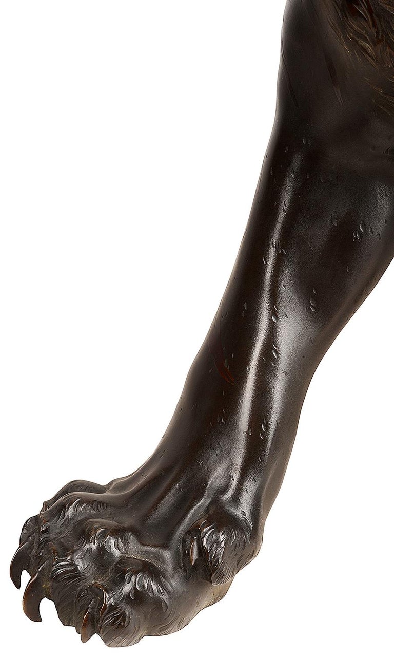 Large Japanese Bronze Meiji Period Tiger at 1stDibs | japanese bronze ...