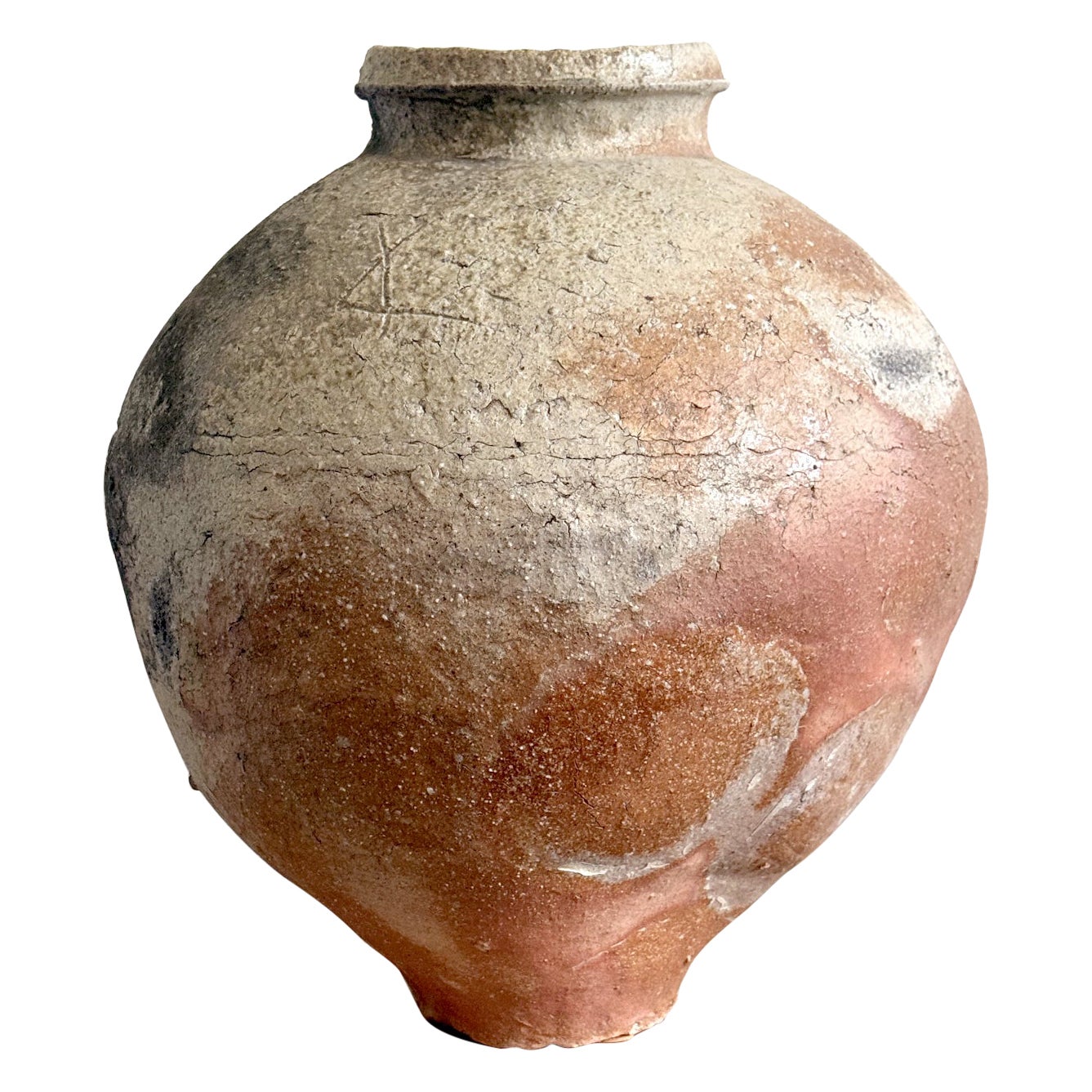 Large Japanese Contemporary Shigaraki Tsubo with Tomobako by Shiro ...