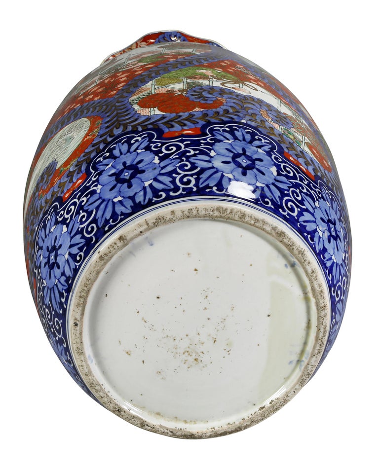 Large Japanese Porcelain Palace Vase at 1stDibs