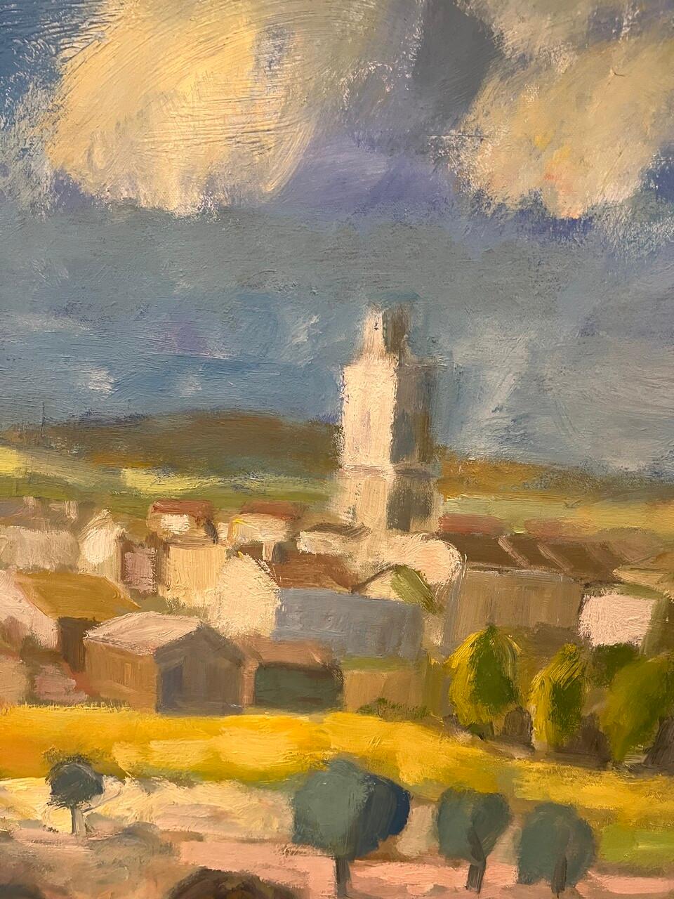 Large Julian Petrie Oil on Canvas For Sale at 1stDibs