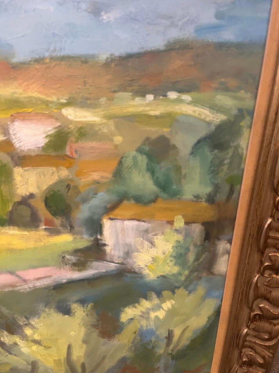 Large Julian Petrie Oil on Canvas For Sale at 1stDibs
