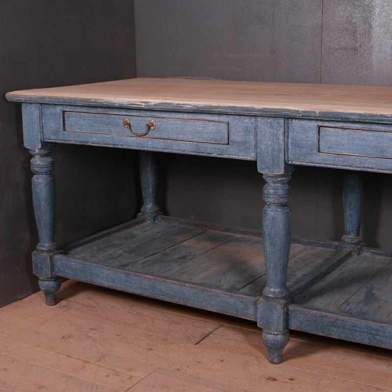 Large Kitchen Prep Table or Island Unit at 1stDibs