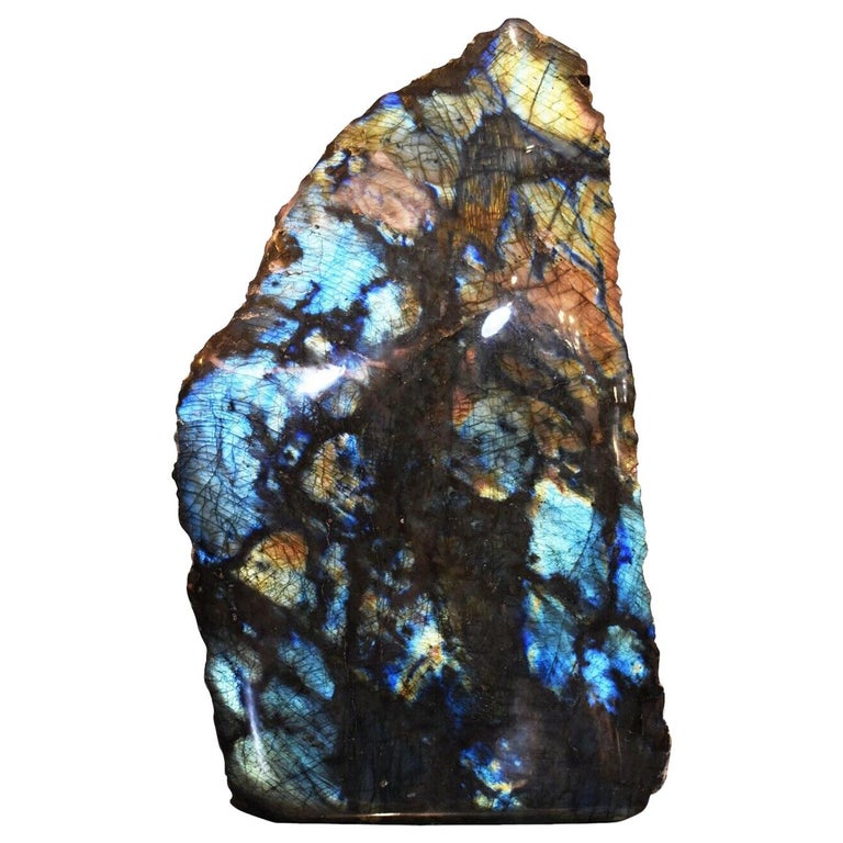 Large Labradorite Natural Iridescent Crystal at 1stDibs