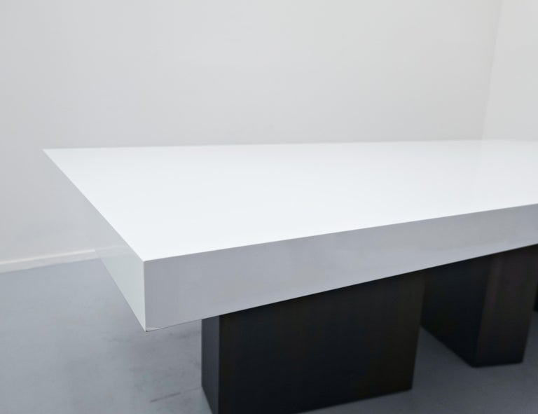Large Lacquered Dining Table Designed by Iceberg Architecture Studio ...