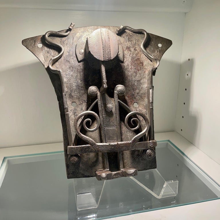 Large Late 17th Century Baroque Iron Door Lock For Sale at 1stDibs