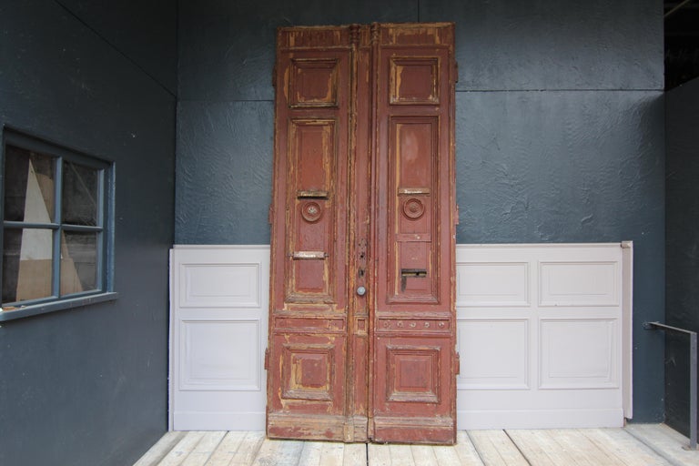 Large Late 19th Century German Double Door with Nice Patina For Sale at ...