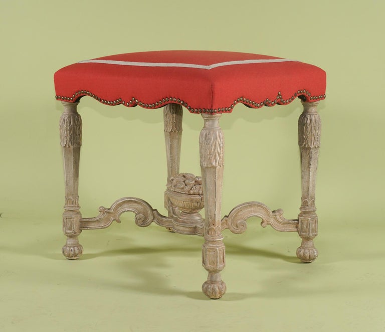 Large Late 19th Early / 20th Century Italian Ottoman For Sale at 1stDibs