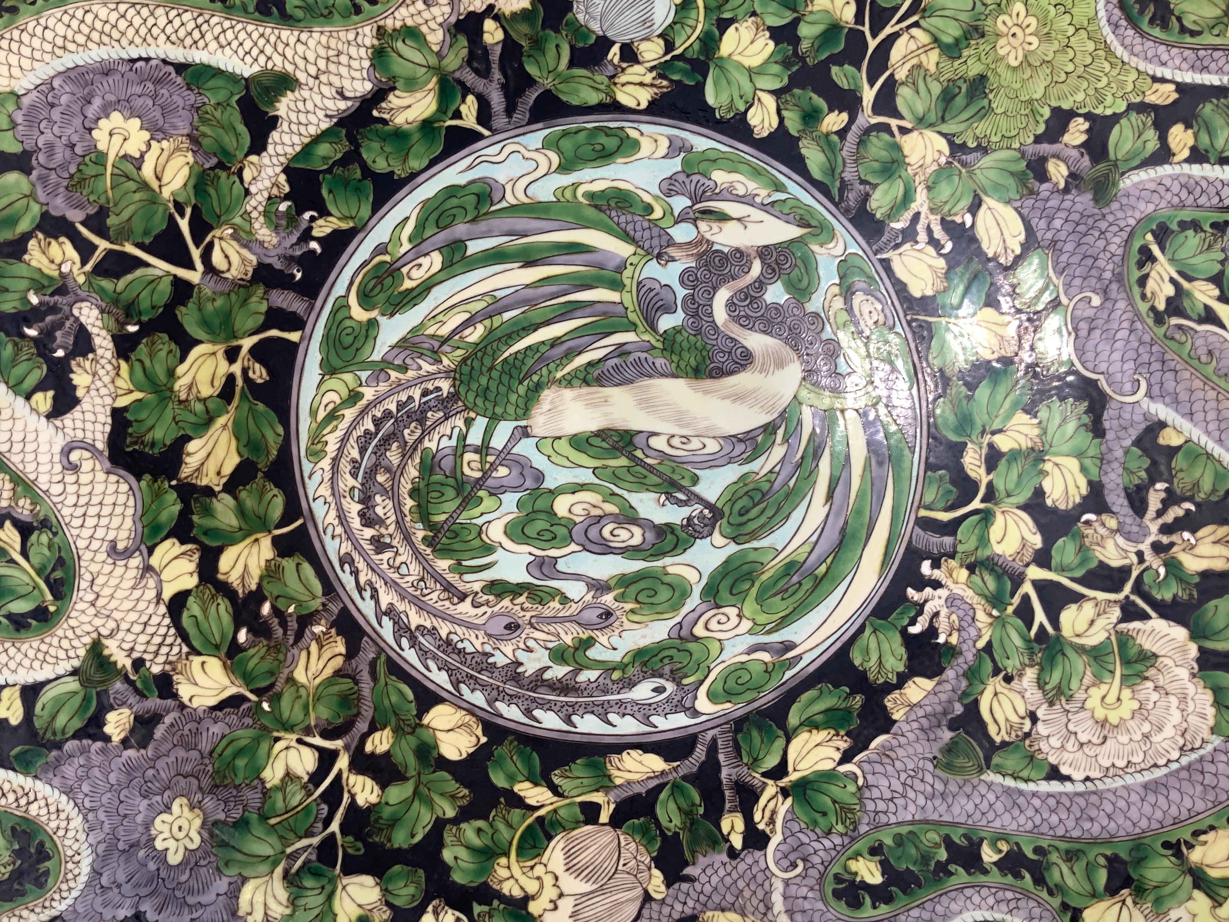 Large Late Republic Period Chinese Charger at 1stDibs
