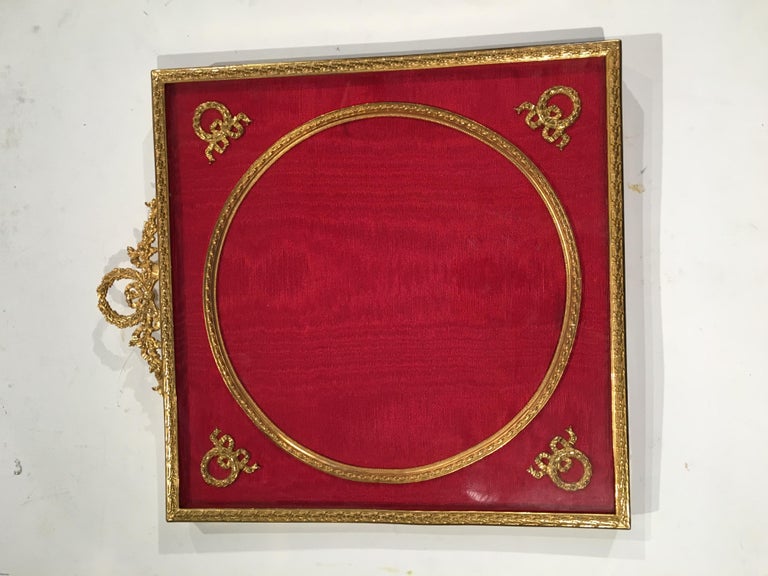 Large Late Victorian Gilt Bronze Photograph Frame For Sale at 1stDibs