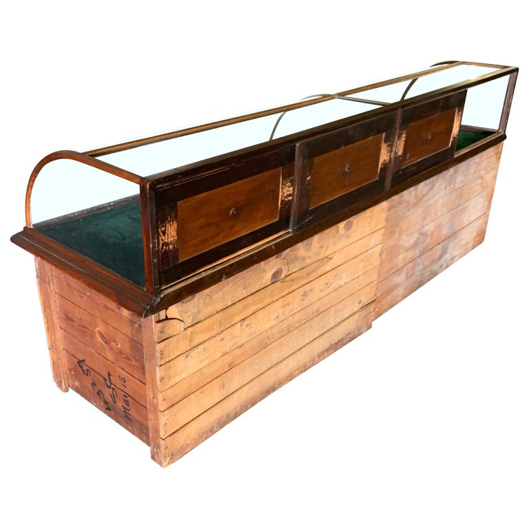 Large Late Victorian Shop Display Case, Museum, Collector’s Cabinet For ...