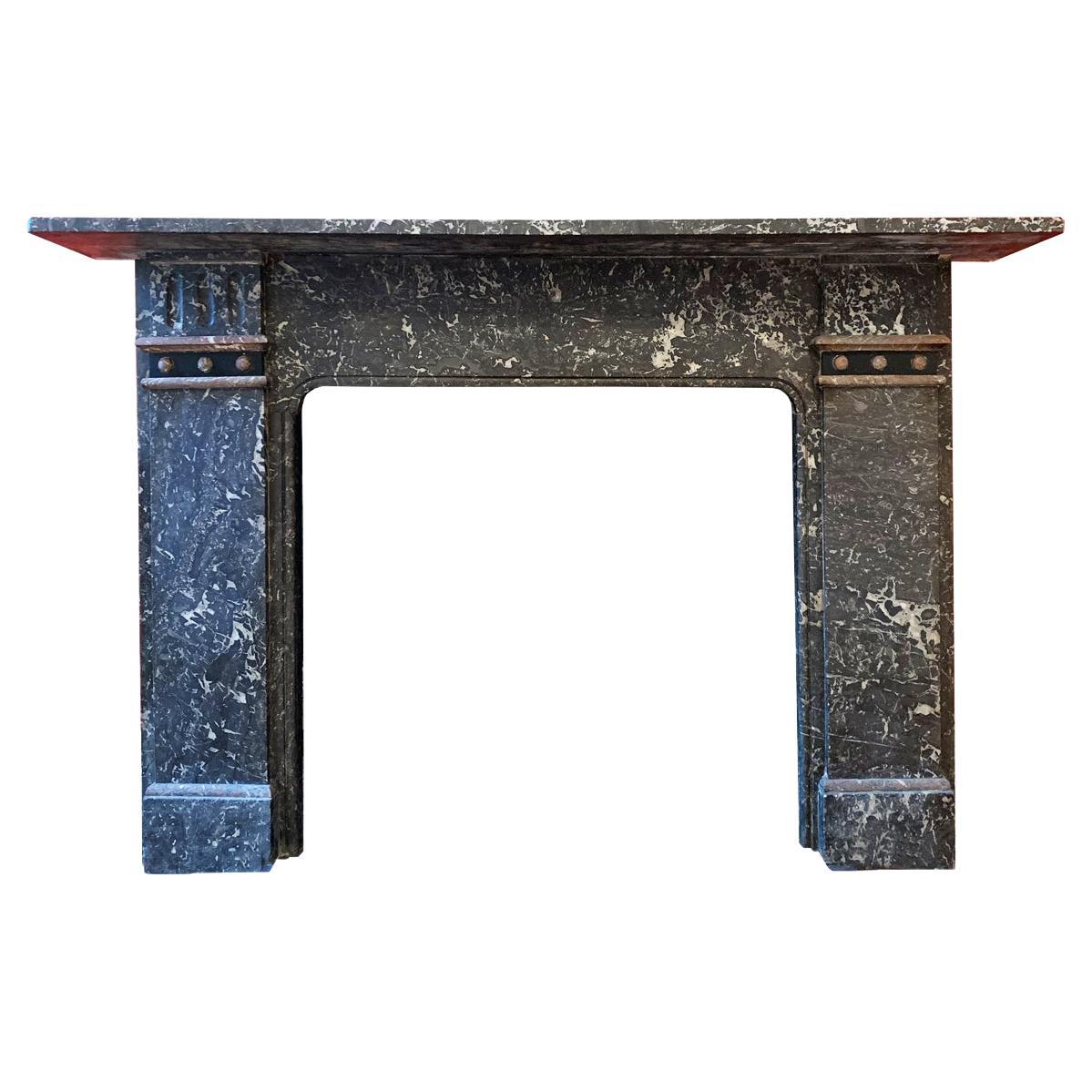 Regency Style White Marble Chimneypiece For Sale at 1stDibs