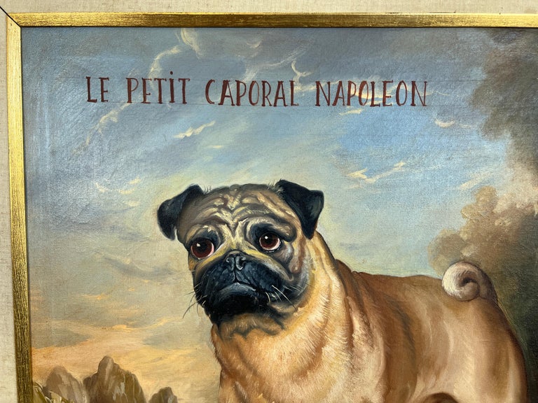 Large “Le Petit Corporal Napoleon" Painting by A. S. Spinzio circa ...