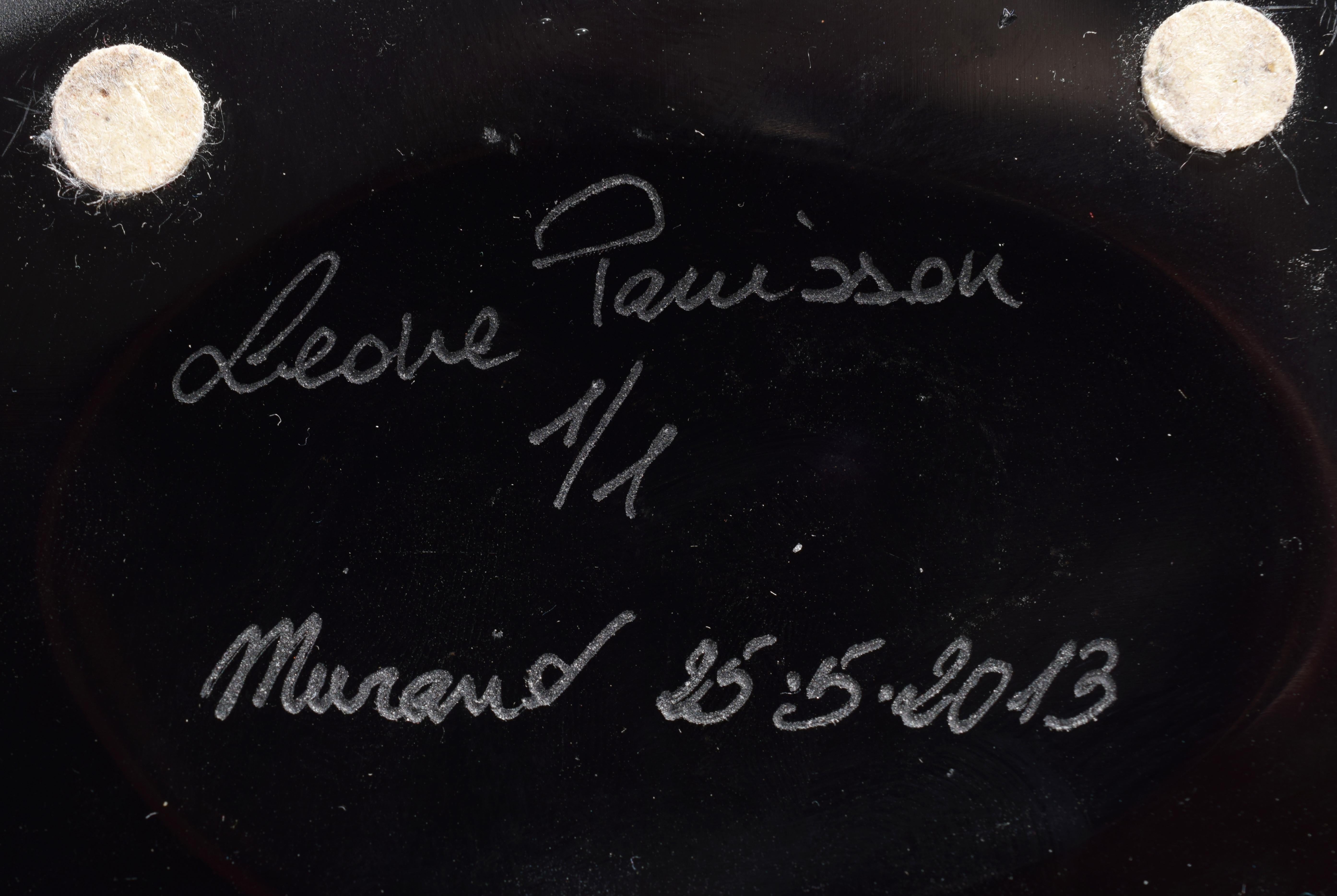 Large Leone Panisson Vase/Vessel, Murano For Sale at 1stDibs