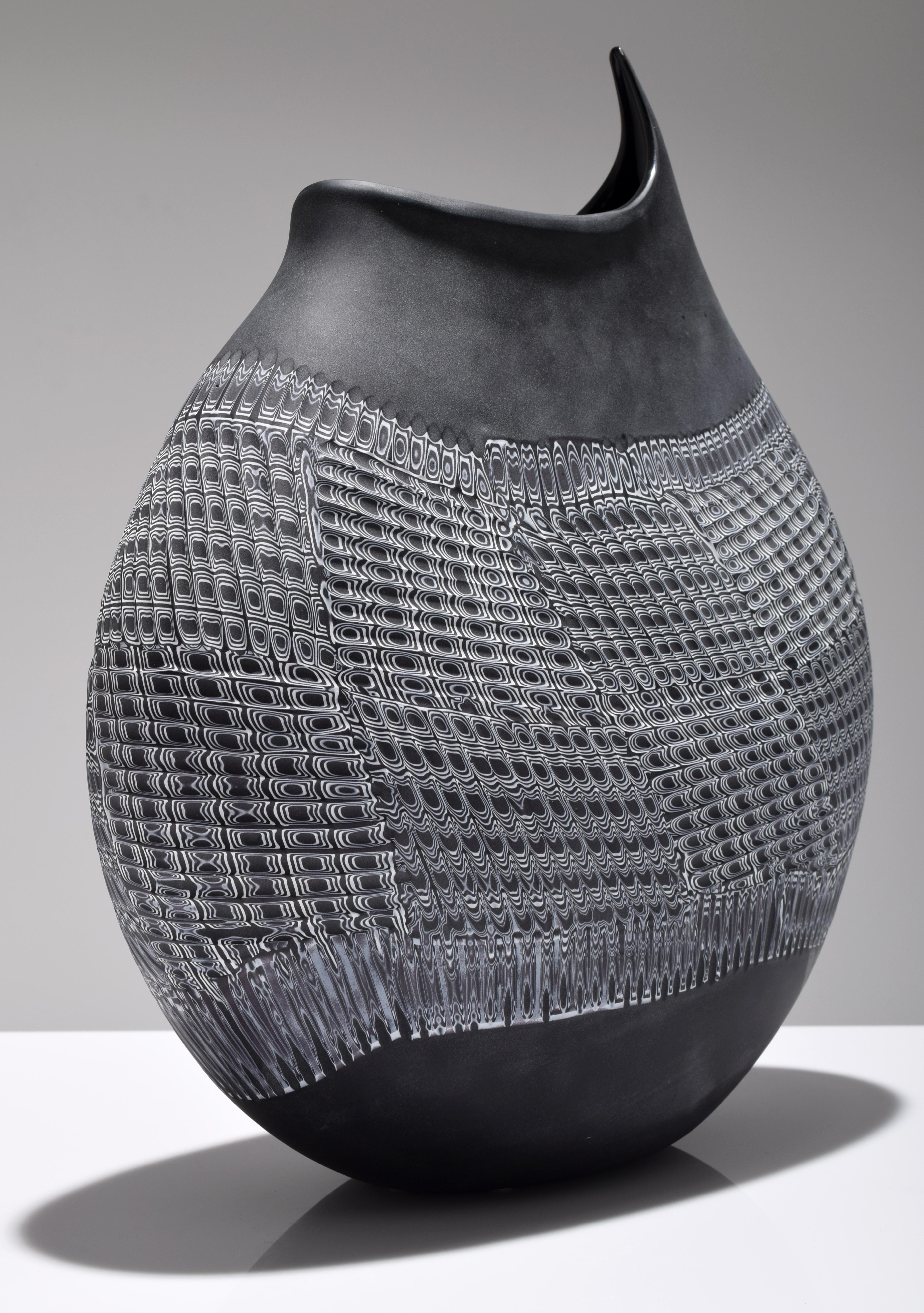 Large Leone Panisson Vase/Vessel, Murano For Sale at 1stDibs