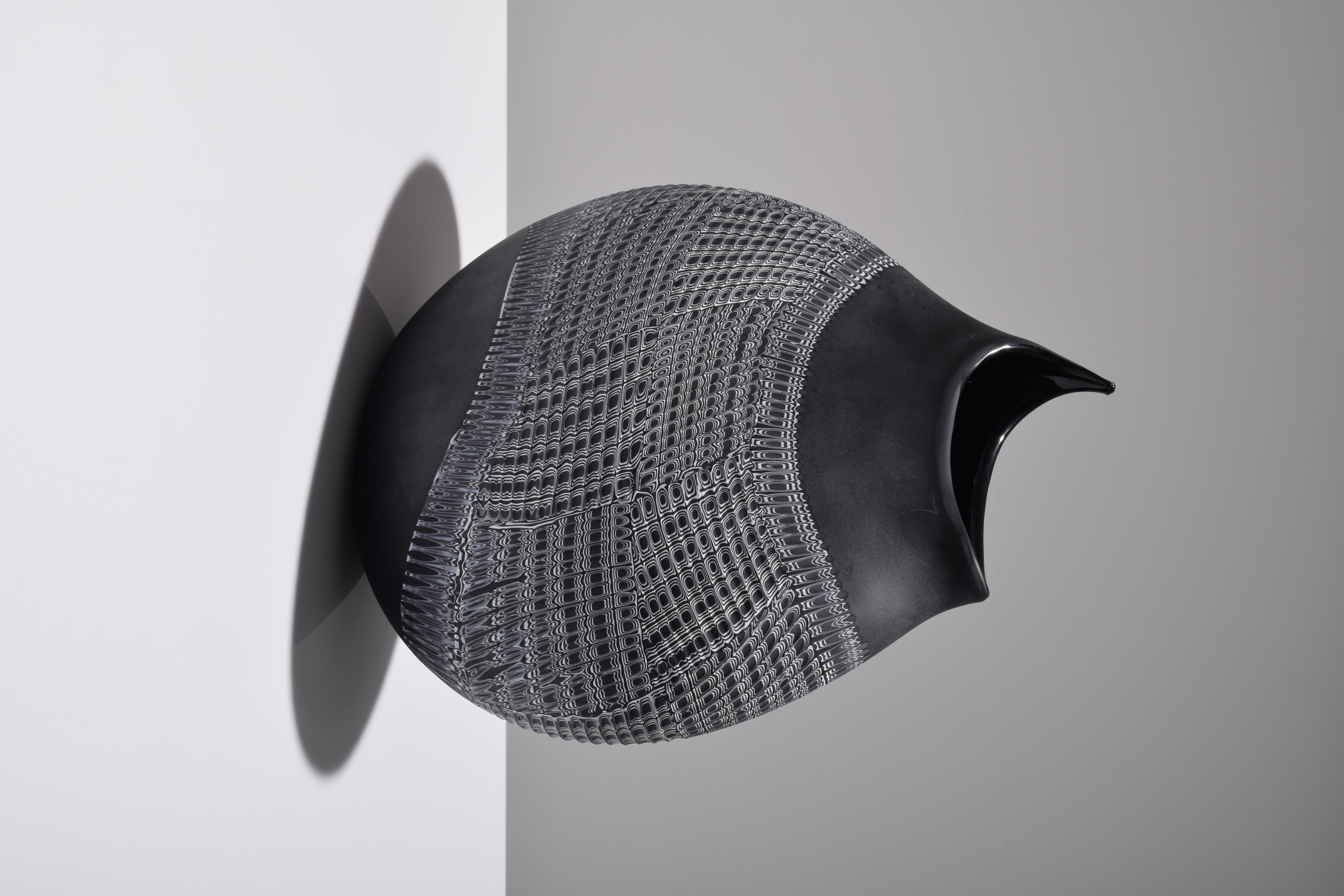 Large Leone Panisson Vase/Vessel, Murano For Sale at 1stDibs