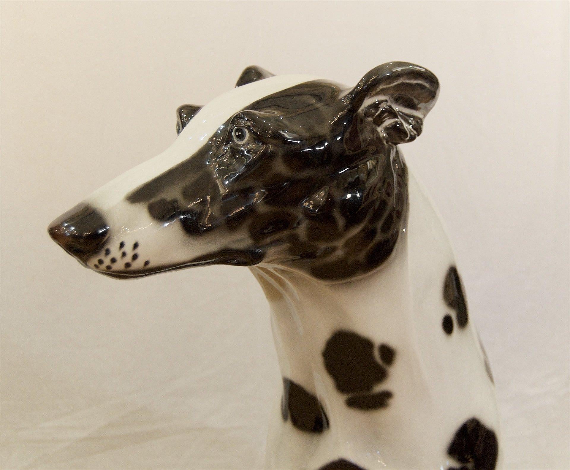Large Life-Sized Midcentury Italian Porcelain Dog at 1stDibs | large ...