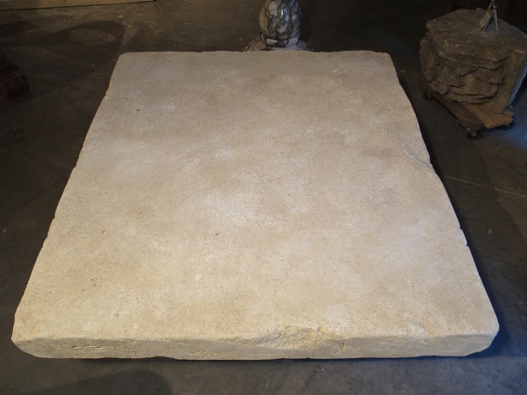 Large Limestone Coffee Table from Provence, France at 1stDibs