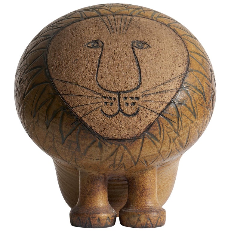 Large Lisa Larson Lion at 1stDibs