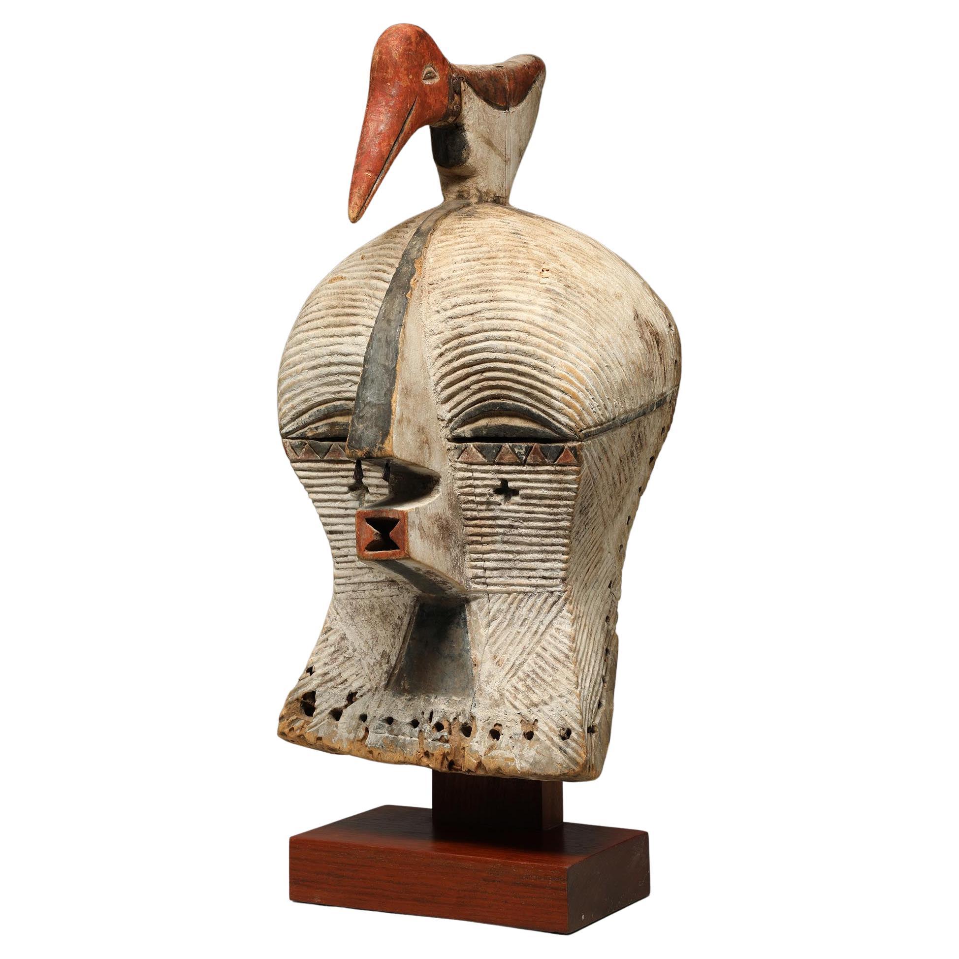 Nocturnal Bird Mask, Nigeria, Africa, circa 1950 For Sale at 1stDibs