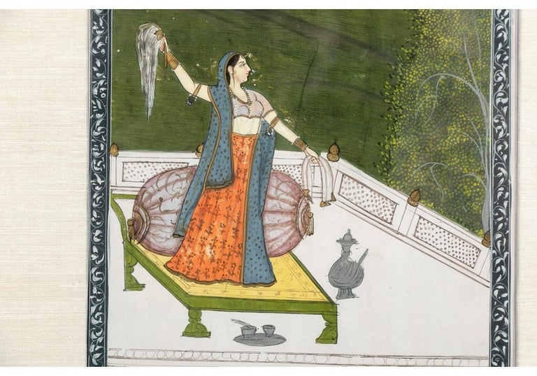 Large Lot of 26 Gilt Framed Painted Indian Miniatures at 1stDibs