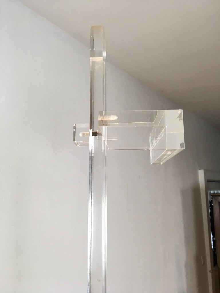 Large Lucite Art Easel For Sale at 1stDibs