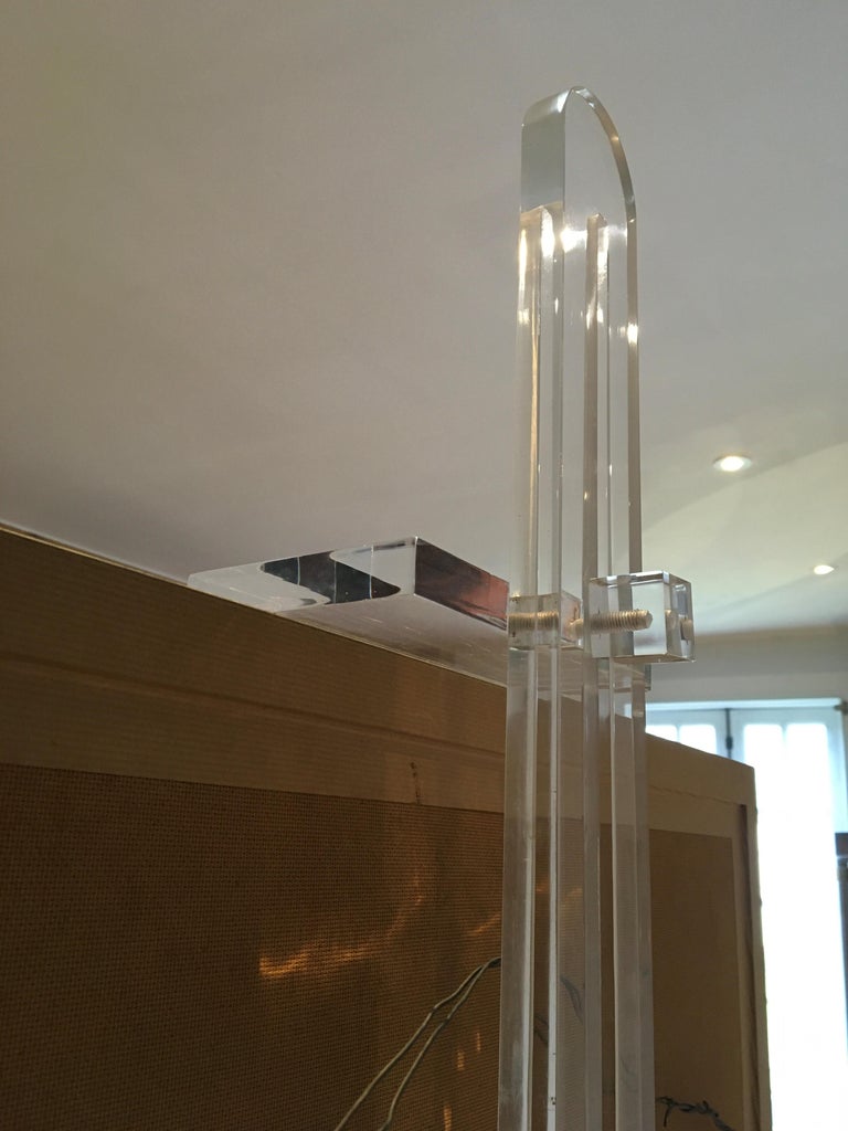 Large Lucite Art Easel For Sale at 1stDibs