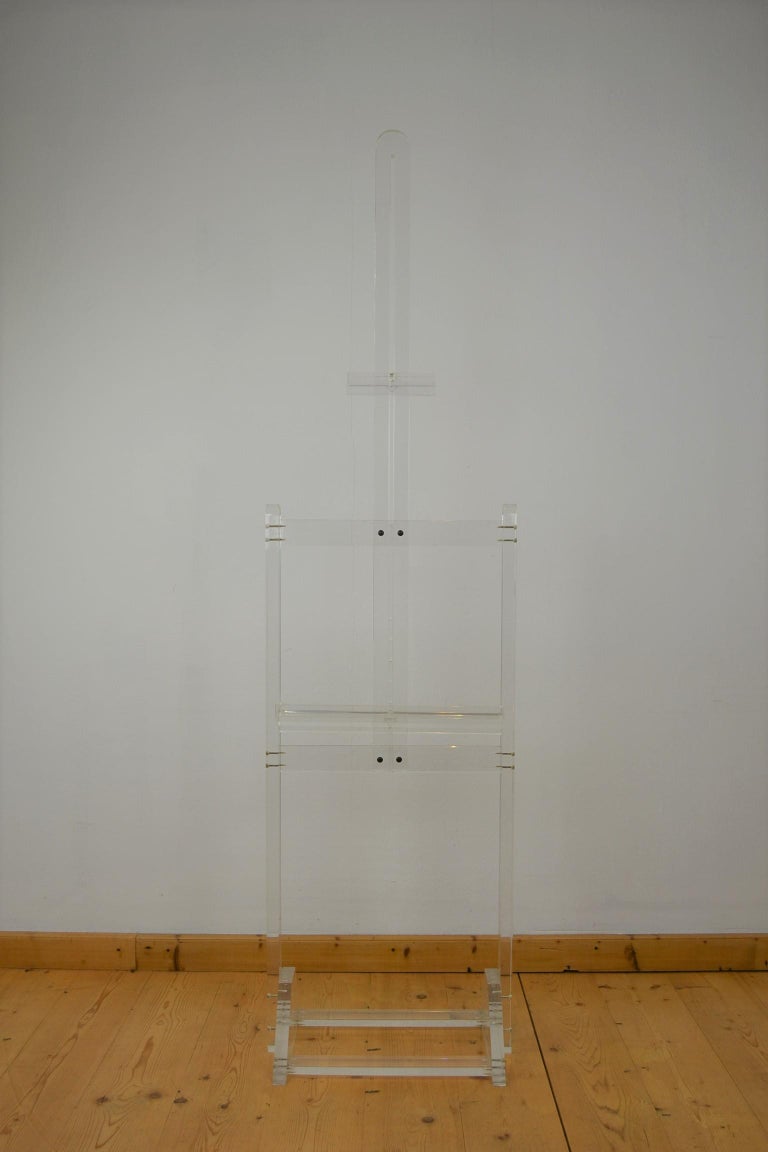 Large Lucite Art Easel For Sale at 1stDibs