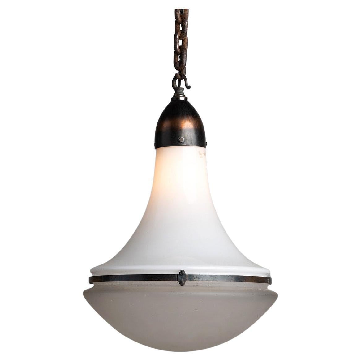 Large Luzette Pendant by Peter Behrens, Germany, circa 1920 at 1stDibs