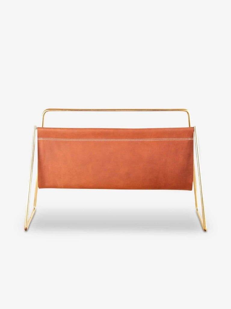 Large Magazine Rack by Carl Aubock For Sale at 1stDibs