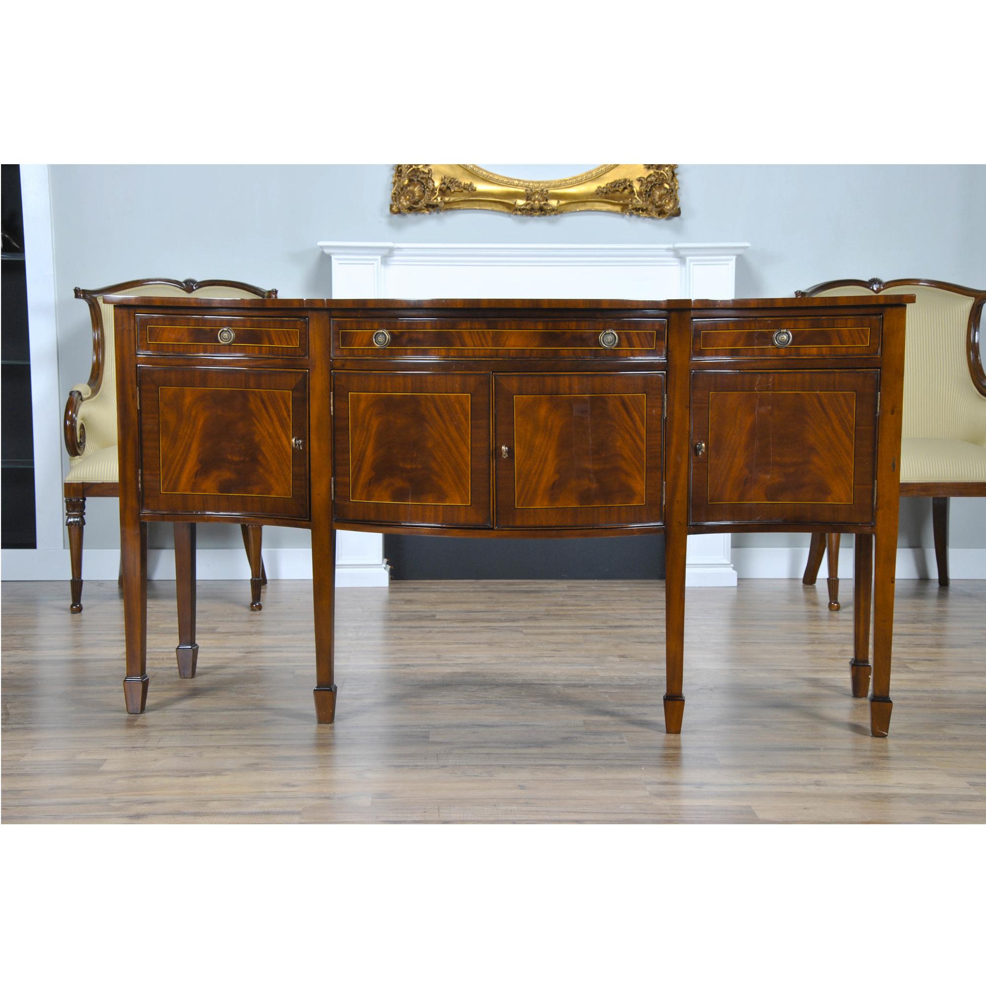 Large Mahogany Sideboard For Sale at 1stDibs