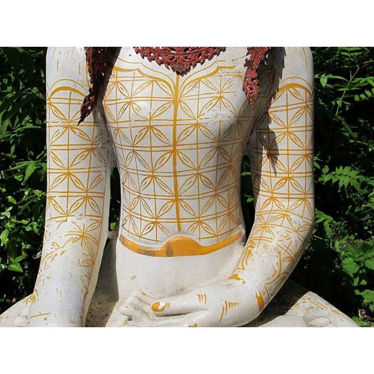 Large Marble Buddha from Burma For Sale at 1stDibs