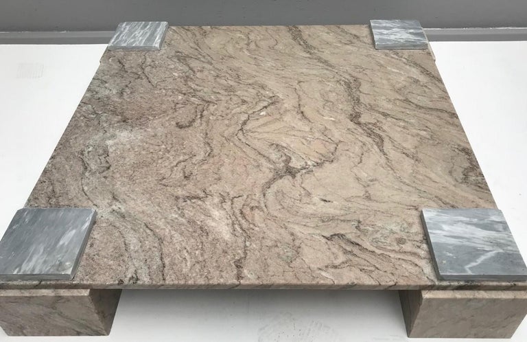 Large Marble Coffee Table at 1stDibs | extra large square coffee table ...