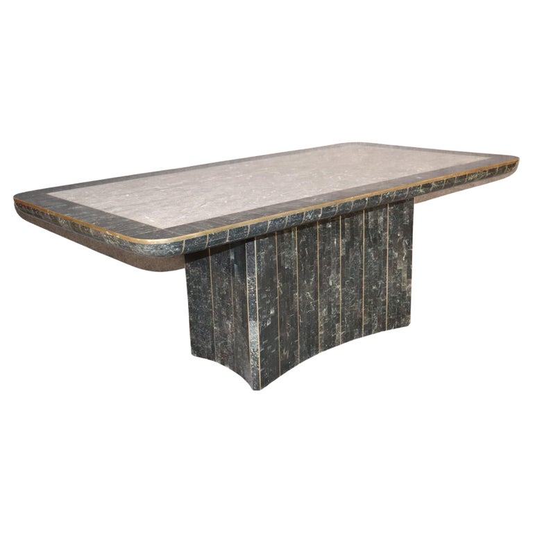 Large Marble Dining Table For Sale at 1stDibs