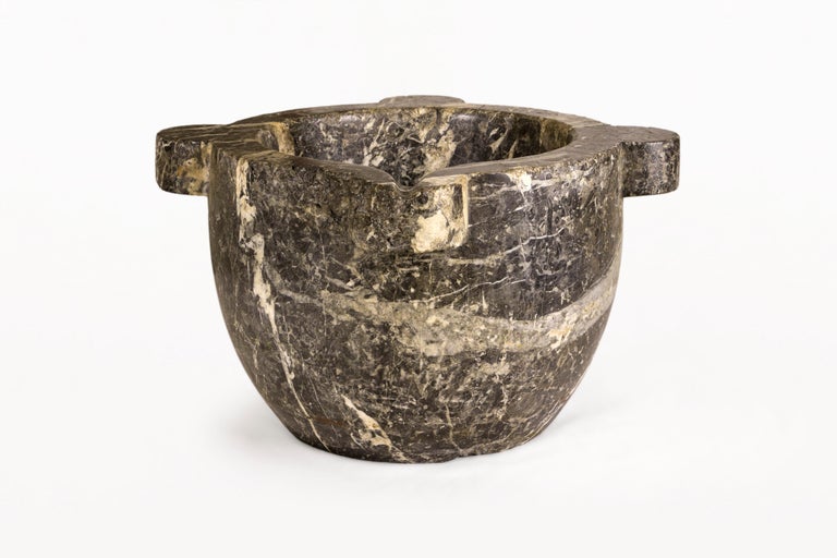 Large Marble Pharmacy Mortar, 19th Century, France For Sale at 1stDibs