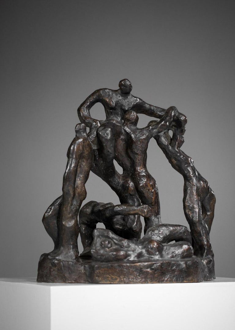 Large Massive Bronze Sculpture by the Portuguese Artist Gloria Morena ...
