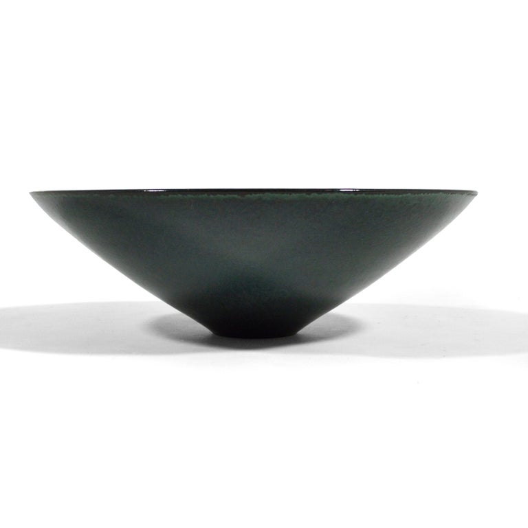 Large Masuo Ojima Pottery Bowl For Sale at 1stDibs