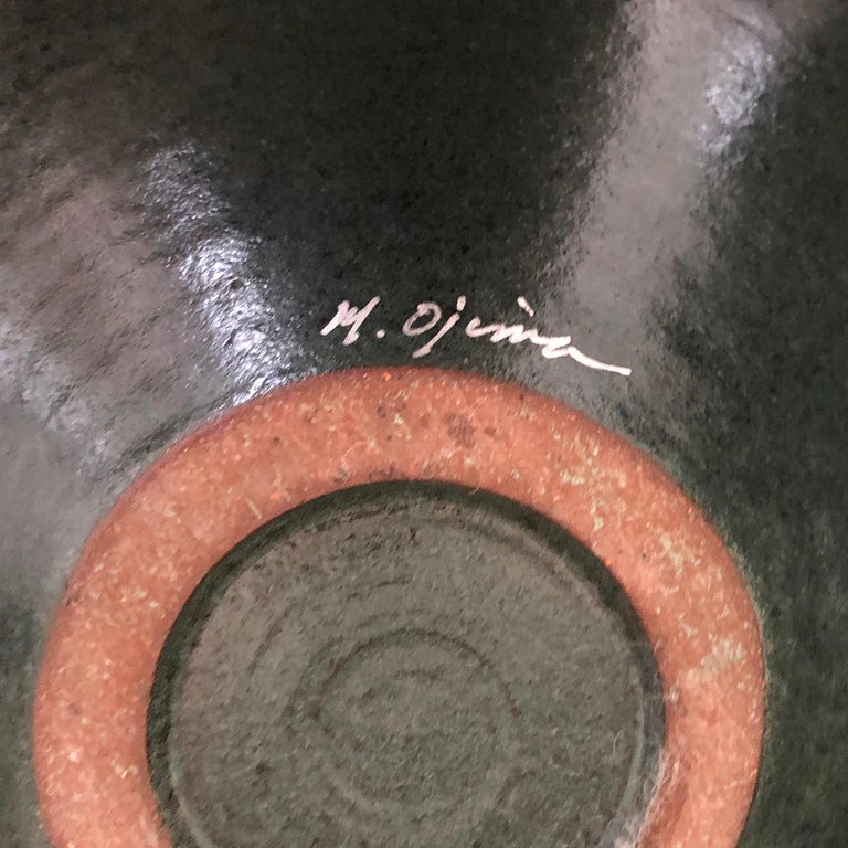 Large Masuo Ojima Pottery Bowl For Sale at 1stDibs