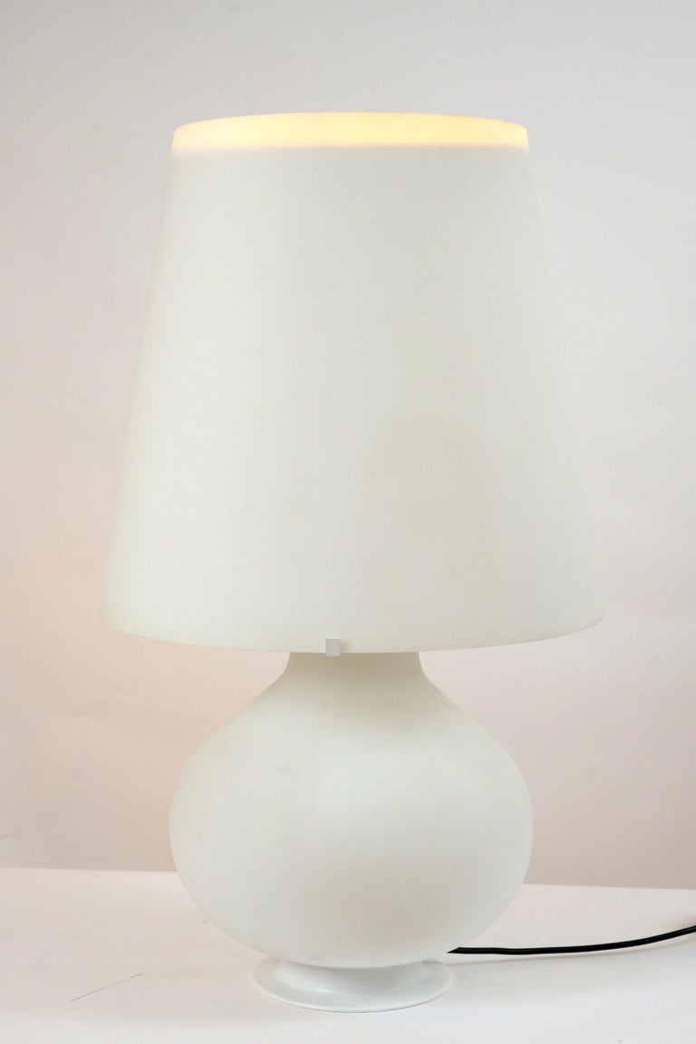 Large Max Ingrand Glass Table Light 1853 For Sale at 1stDibs