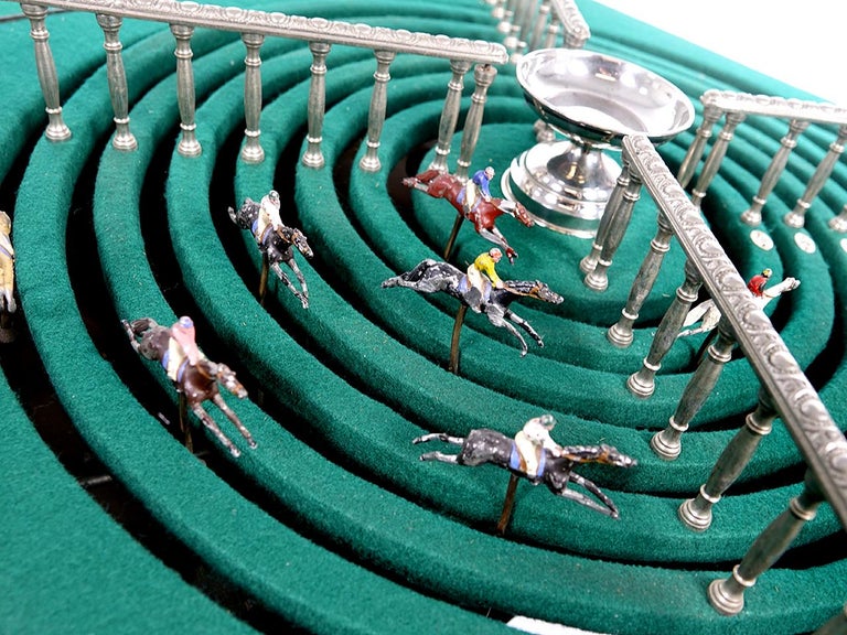 Large Mechanical “Petits Chevaux” Horse Race Table at 1stDibs